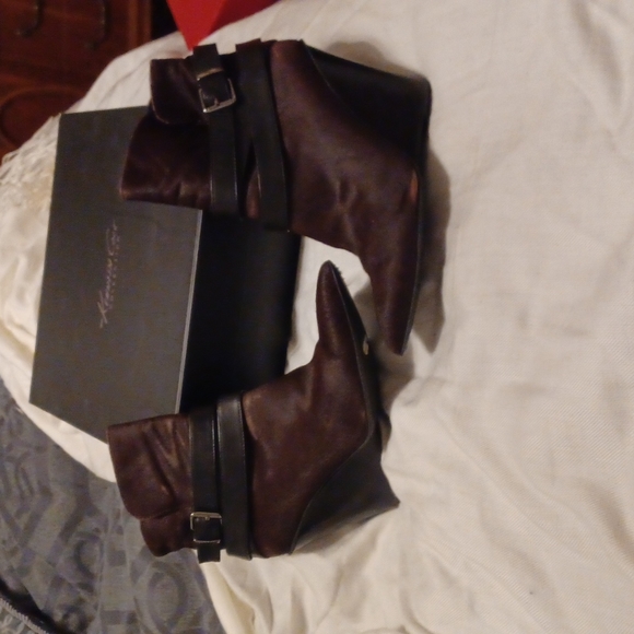 Kenneth Cole | Shoes | Kenneth Cole Wedge Booties | Poshmark